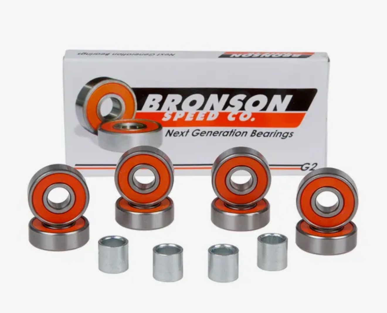 BRONSON SPEED CO. Bronson Speed Co. G2 Skateboard Bearings - TRICK TECH